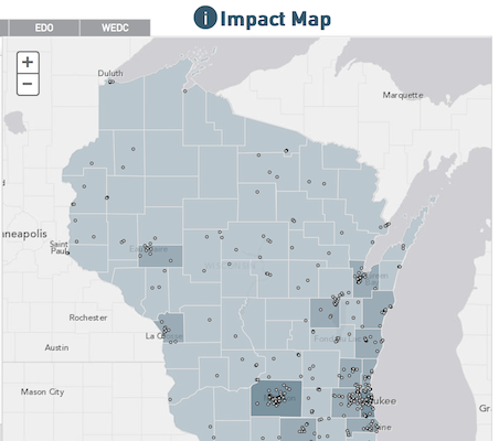 Cartography Lab partners with state on economic impact map – UW–Madison ...