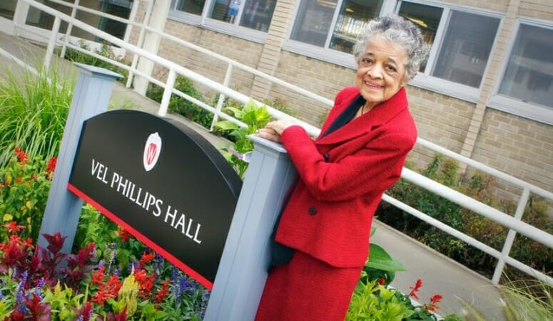 Vel Phillips, UW–Madison grad and pioneering civil-rights leader, dies ...