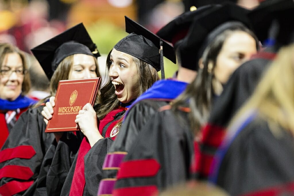 Graduates reflect on life and career ahead at Friday commencement