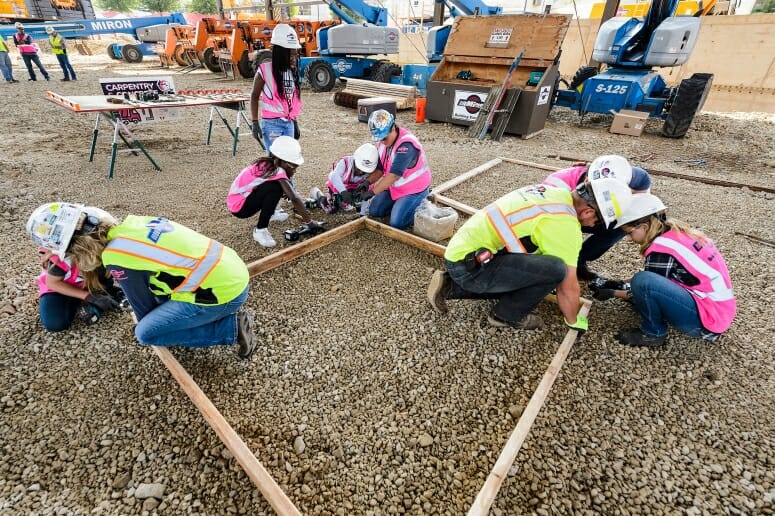 Girls learn skills at “Nick” construction site – UW–Madison News – UW ...