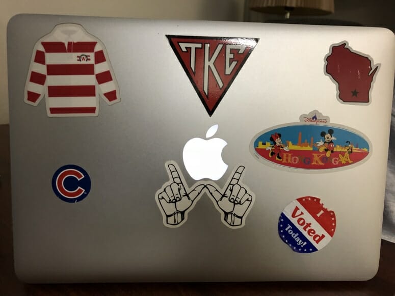 The wonderful, funny and strange world of laptop stickers – UW–Madison News