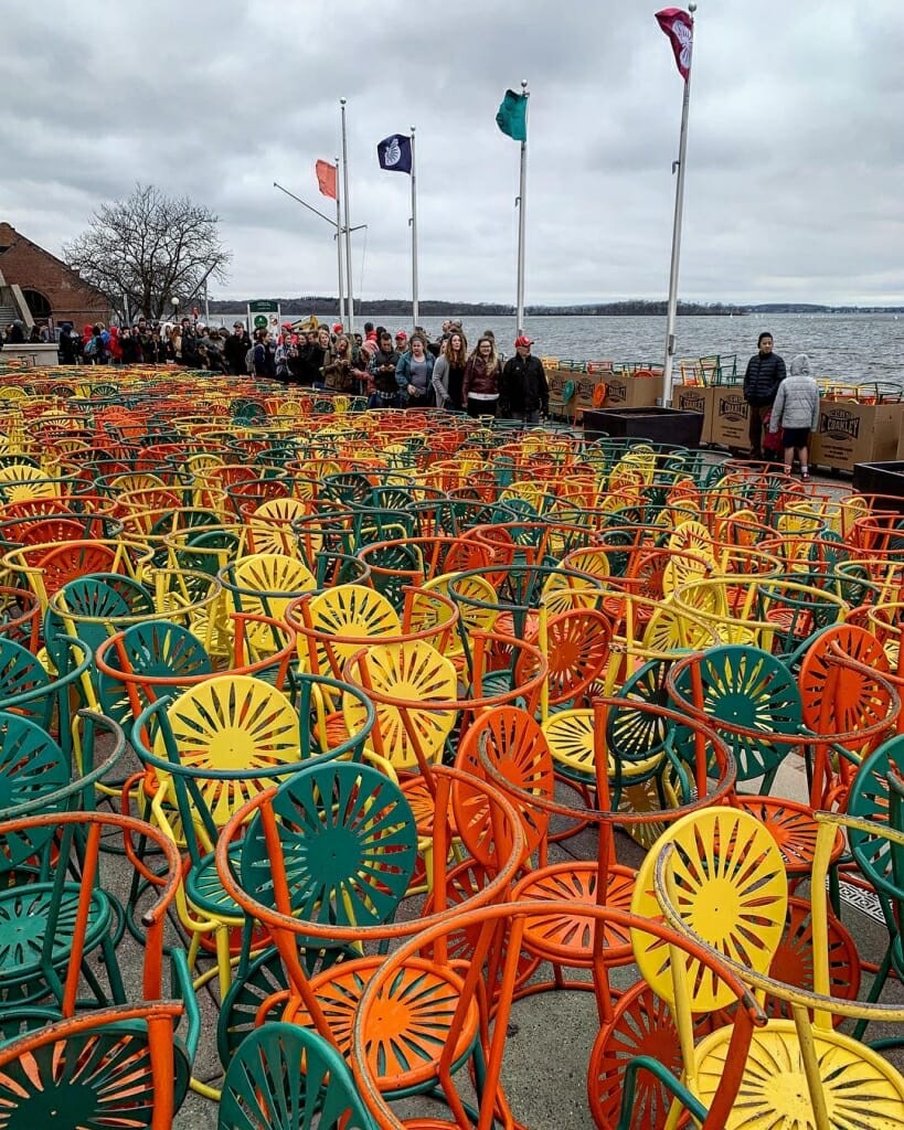 Get Social: Terrace opens in a sunburst of chairs – UW–Madison News
