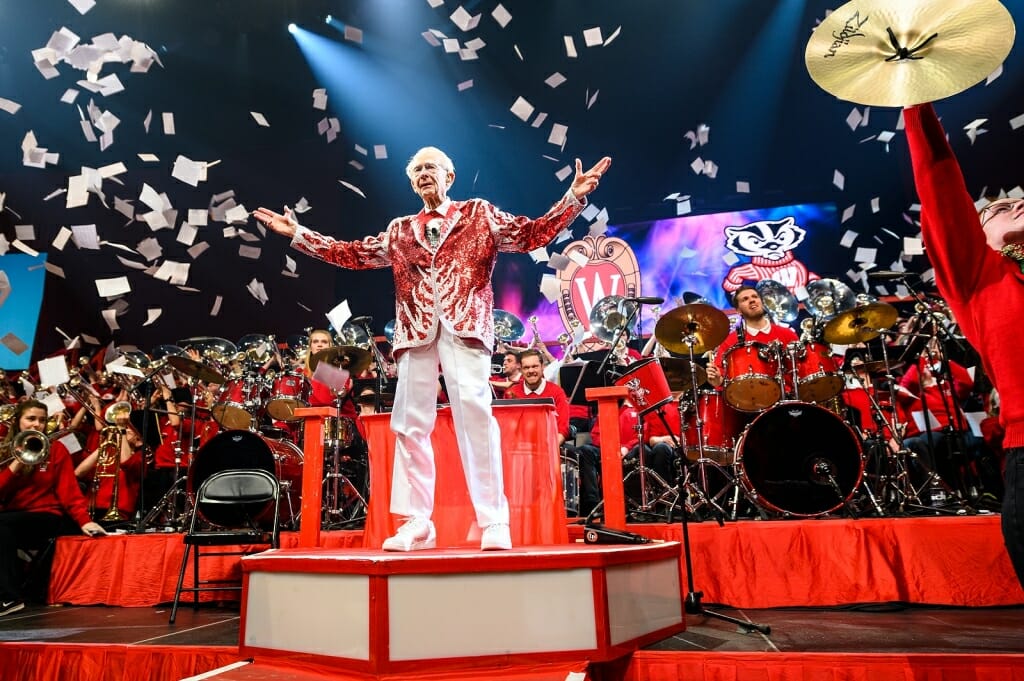Thanks, Mike: Badger Band director gives grand finale