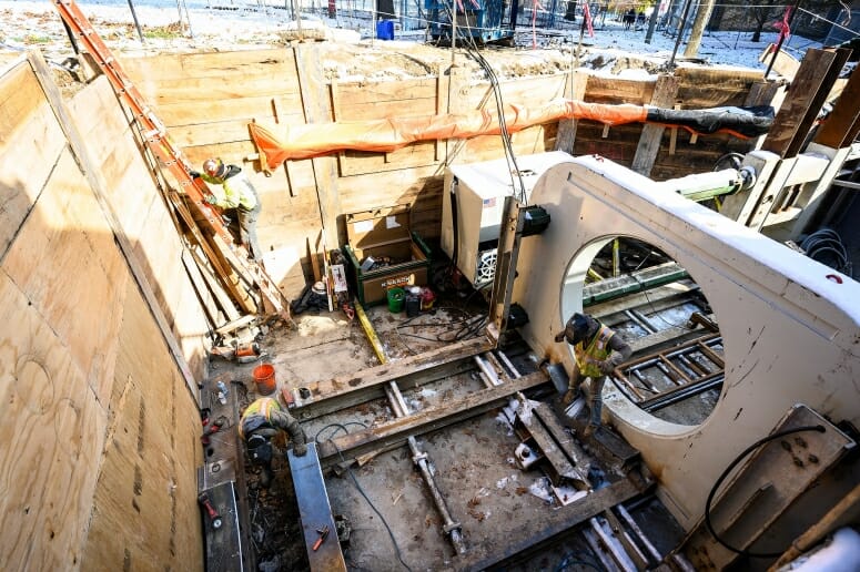Tunneling under Bascom Hill – UW–Madison News