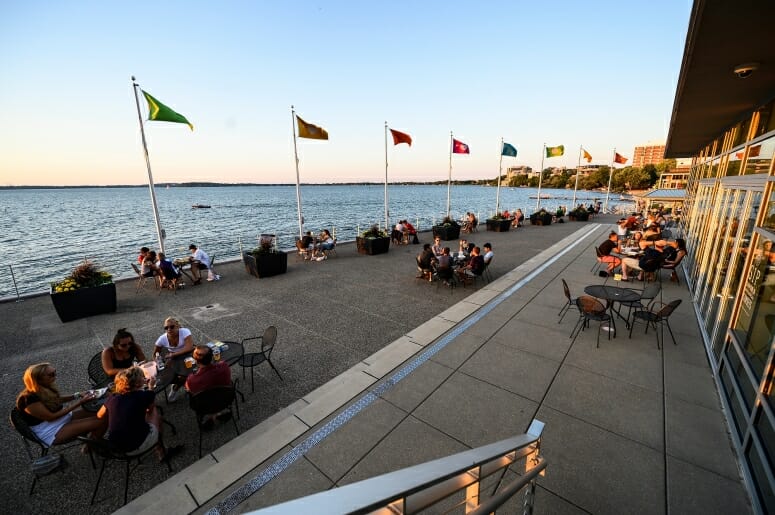 Terrace life continues, but with precautions – UW–Madison News