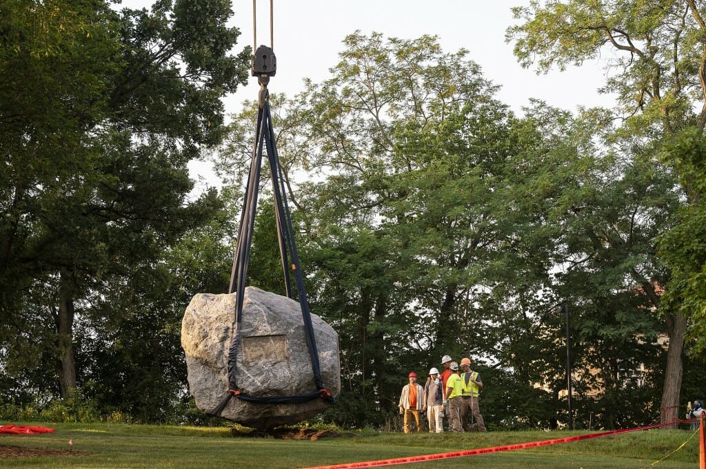 No longer a memorial, rock removed from campus – UW–Madison News – UW ...