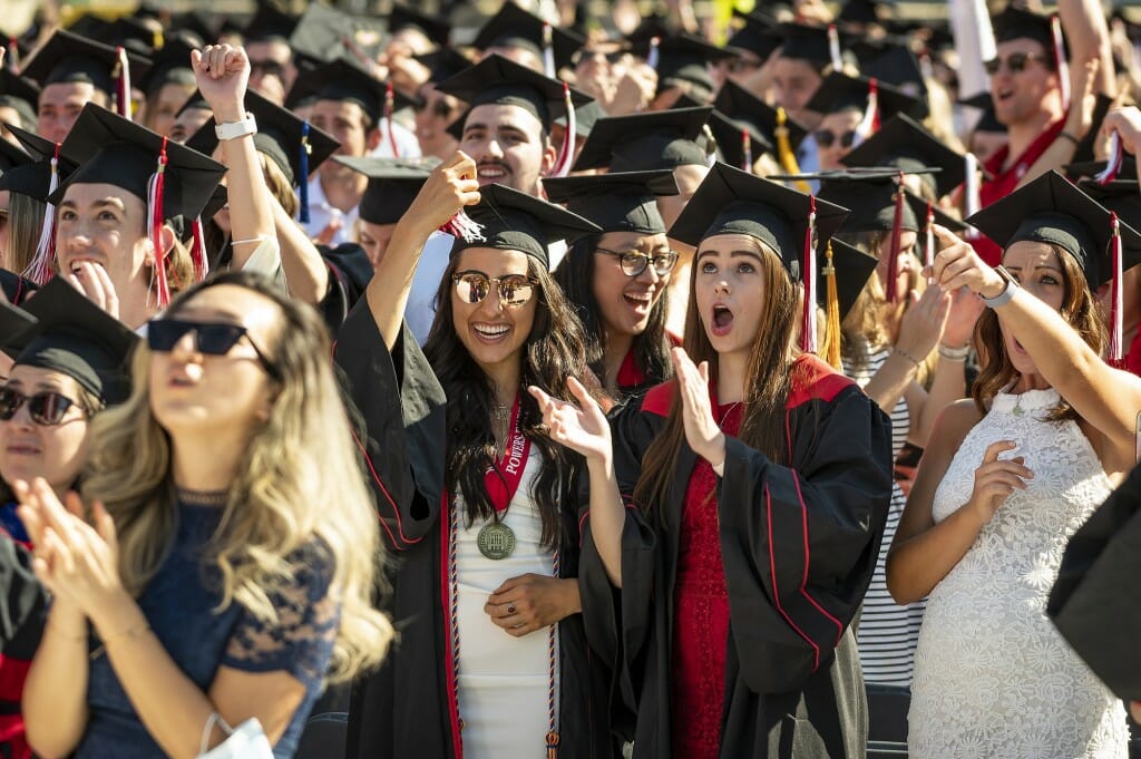Partying like it was 2020, virtual graduates return for an in-person ...