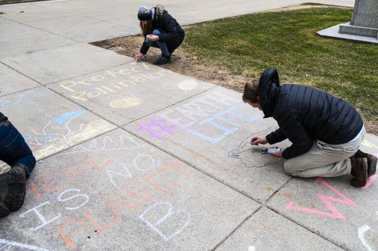 Chalk it up to Earth Day – UW–Madison News