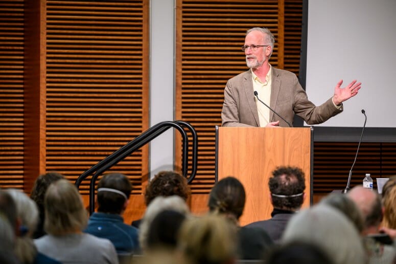 Cronon returns for final words shared from the heart – UW–Madison News