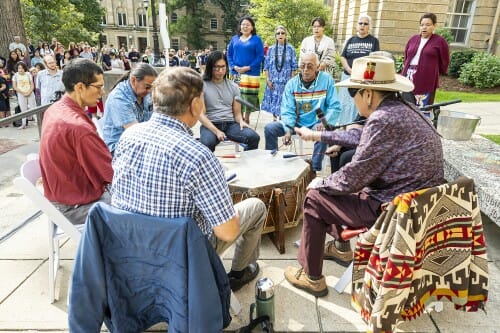 Ho-Chunk Nation flag-raising symbolizes a shared future – UW–Madison News