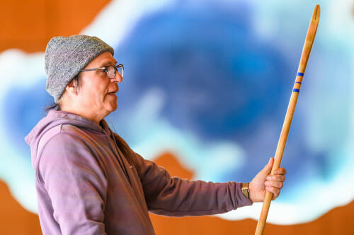 A jump into Ojibwe tradition on the ice of Lake Mendota – UW–Madison News