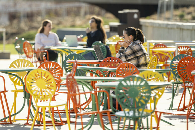 A sunny forecast: Terrace chairs out just in time for investiture ...