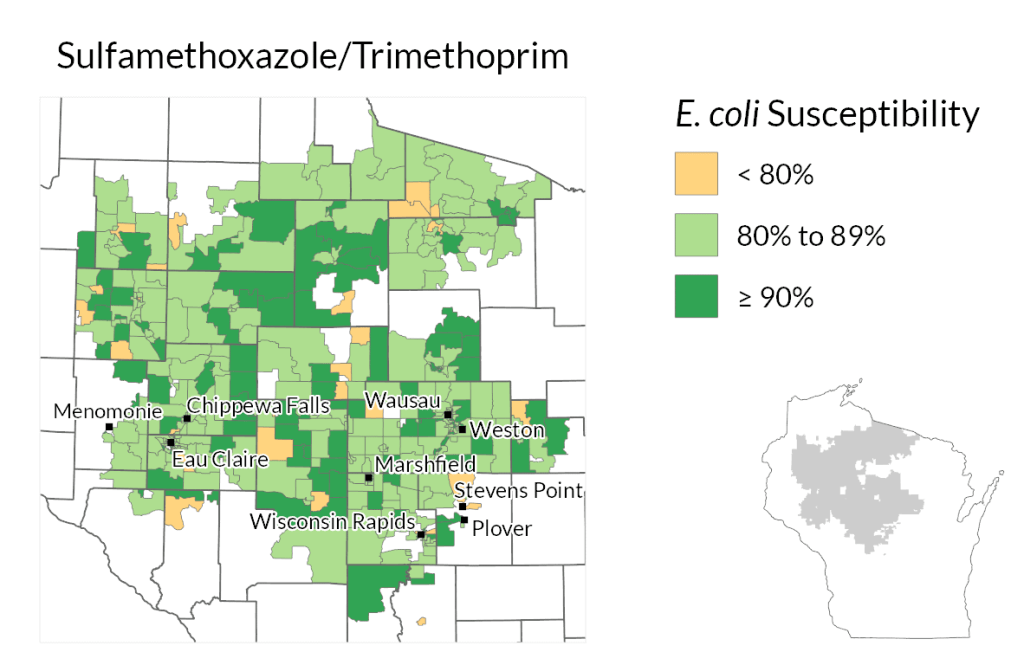 New maps show antimicrobial resistance varies within Wisconsin ...