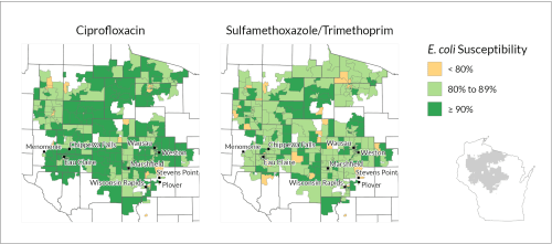 New maps show antimicrobial resistance varies within Wisconsin ...