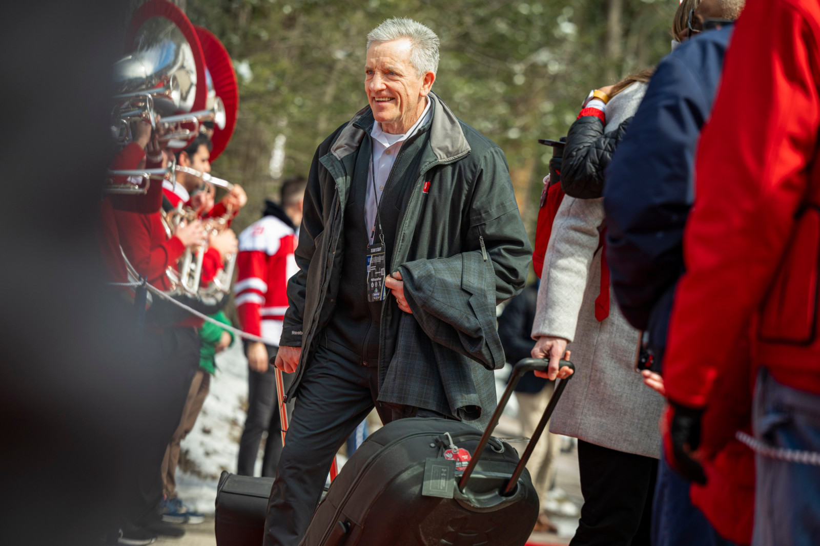 Badger fans bring the red to New Hampshire for championship – UW ...