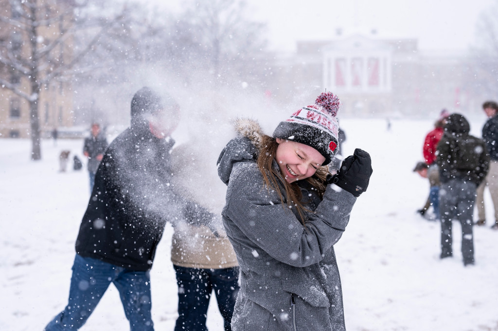 A sudden storm erupts into a Battle for Bascom – UW–Madison News